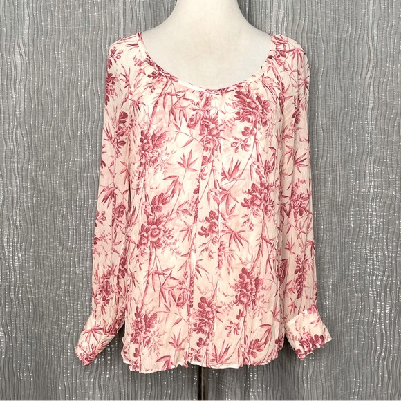 Talbots | Tops | Talbots Pure Silk Floral Blouse | Poshmark
